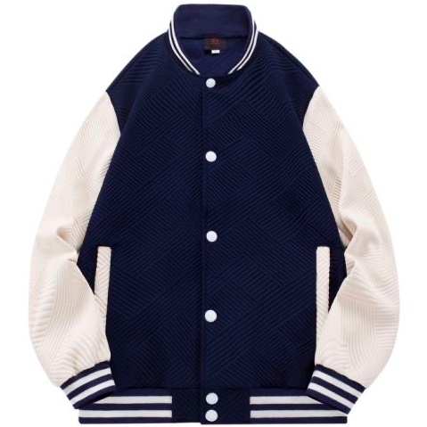 Varsity Bomber Baseball Jacket Bone Korean Jersey Jacket For unisex ...