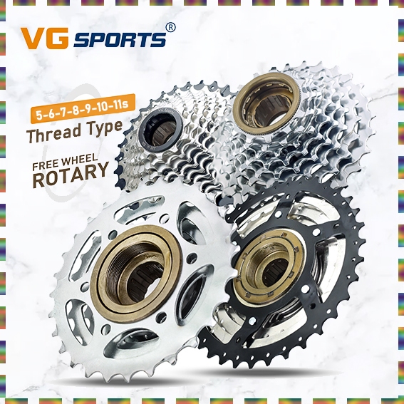 VG Sports Bike Sprocket Thread Type Cogs 5/6/7/8/9/10/11 Speed ...