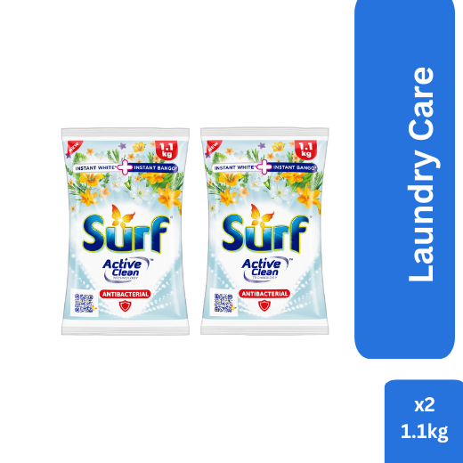 Surf Powder Detergent Antibacterial 1.1Kg, Bundle of 2 | Shopee Philippines