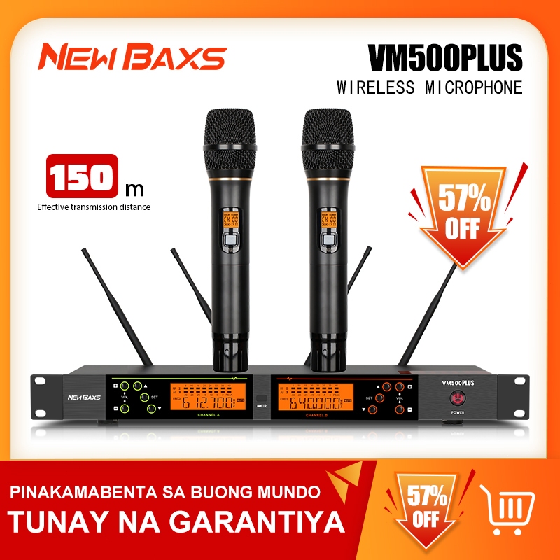 NEW BAXS VM500 Plus Wireless Handheld Handheld Microphone U -segment ...