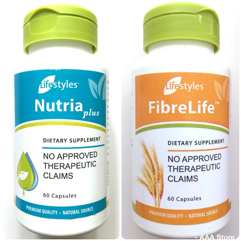 Nutria and Fibrelife Lifestyles Capsule Intra Capsule Botanical Herbs ...