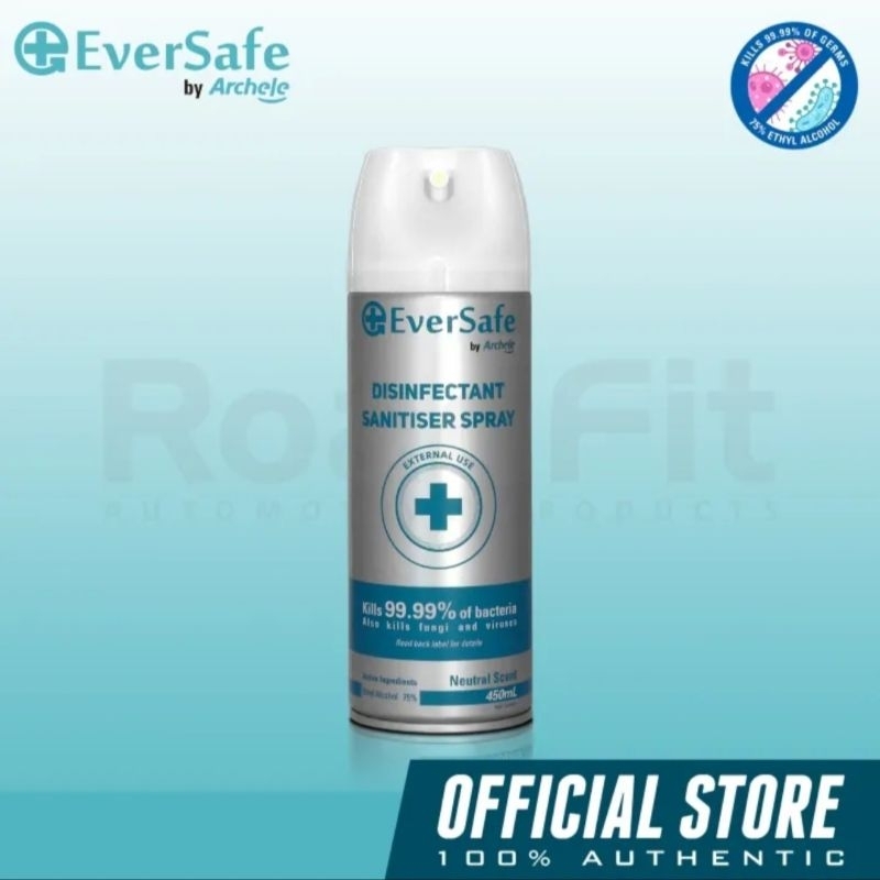 EVERSAFE by Archele Disinfectant Sanitizer Spray 450ml | Shopee Philippines