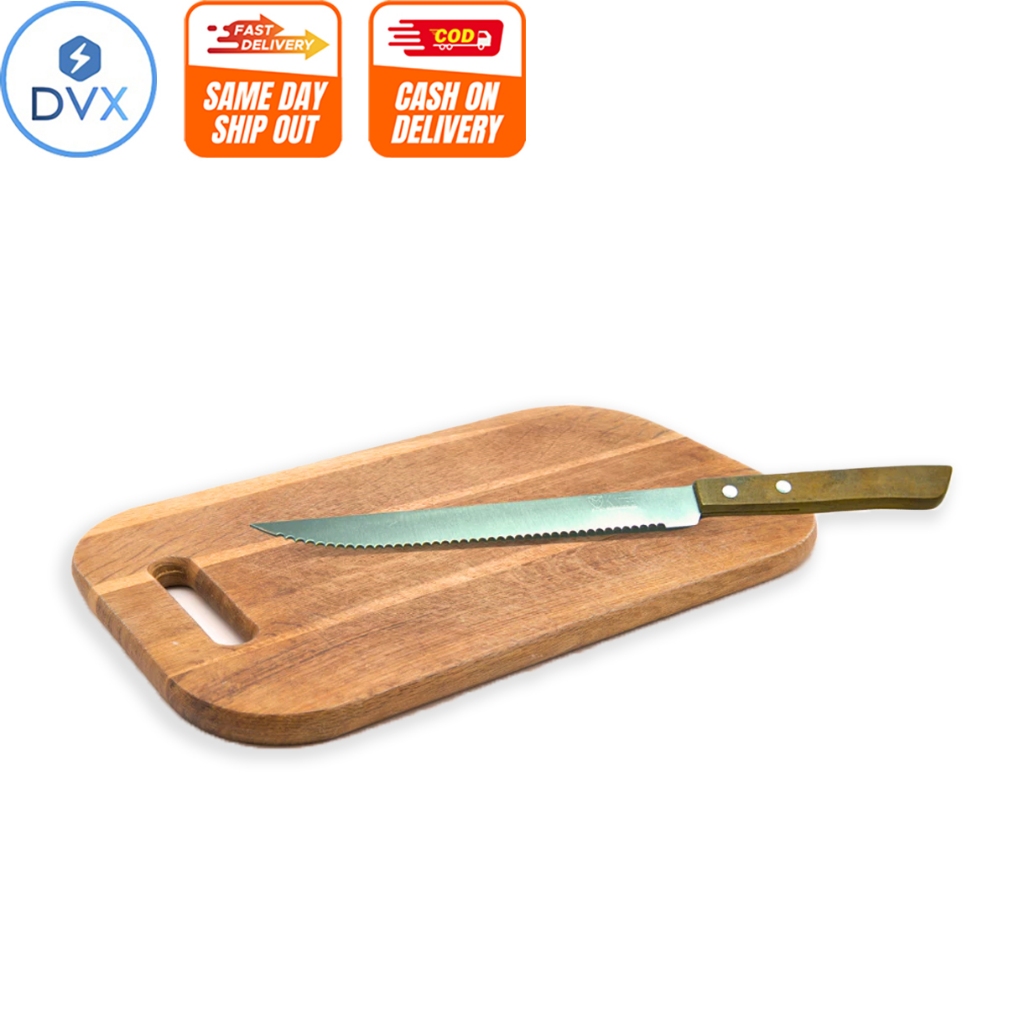 COD DVX Bread Knife 7 Inches Stainless Steel Blade &Wooden Handle ...