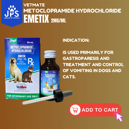 Papi Emetix For Vomiting In Dogs And Cats 30ml | Shopee Philippines
