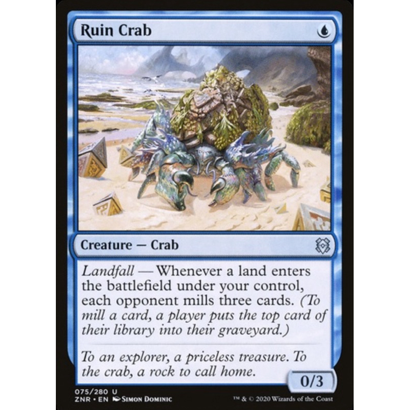 Ruin Crab - Zendikar Rising MTG | Shopee Philippines