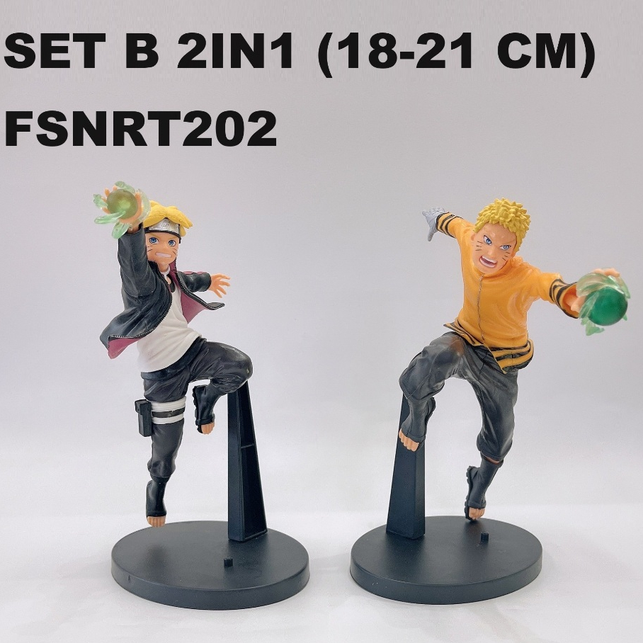 FIGURE SET NARUTO SET B 2IN1 FSNRT202 (18-21 CM) | Shopee Philippines