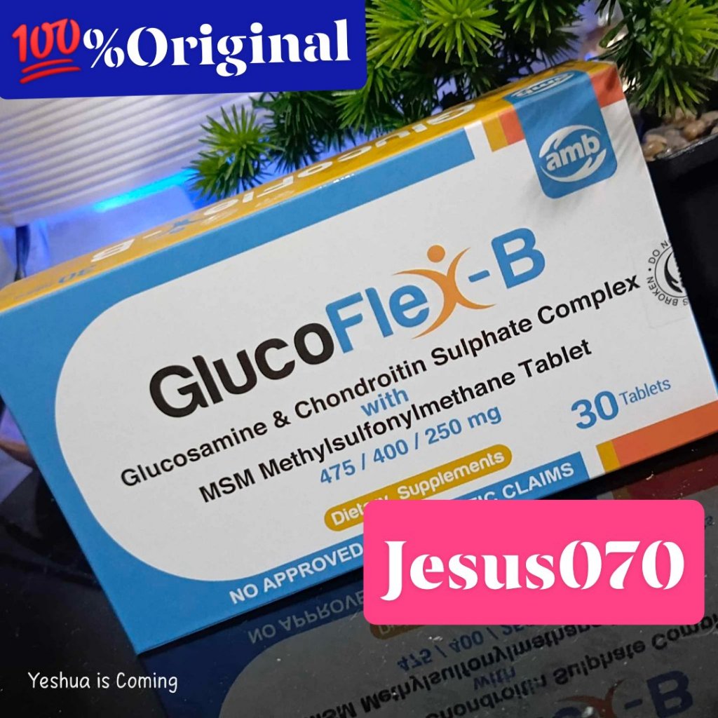 Glucoflex-B Glucosamine & Chondroitin Sulphate Complex w/ MSM (Bone ...