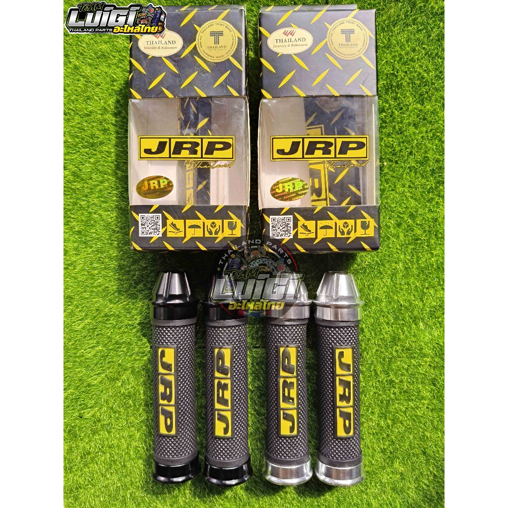 JRP THAILAND HANDLE GRIP SILVER AND BLACK RAIDER / WAVE / MIO / MIO I ...