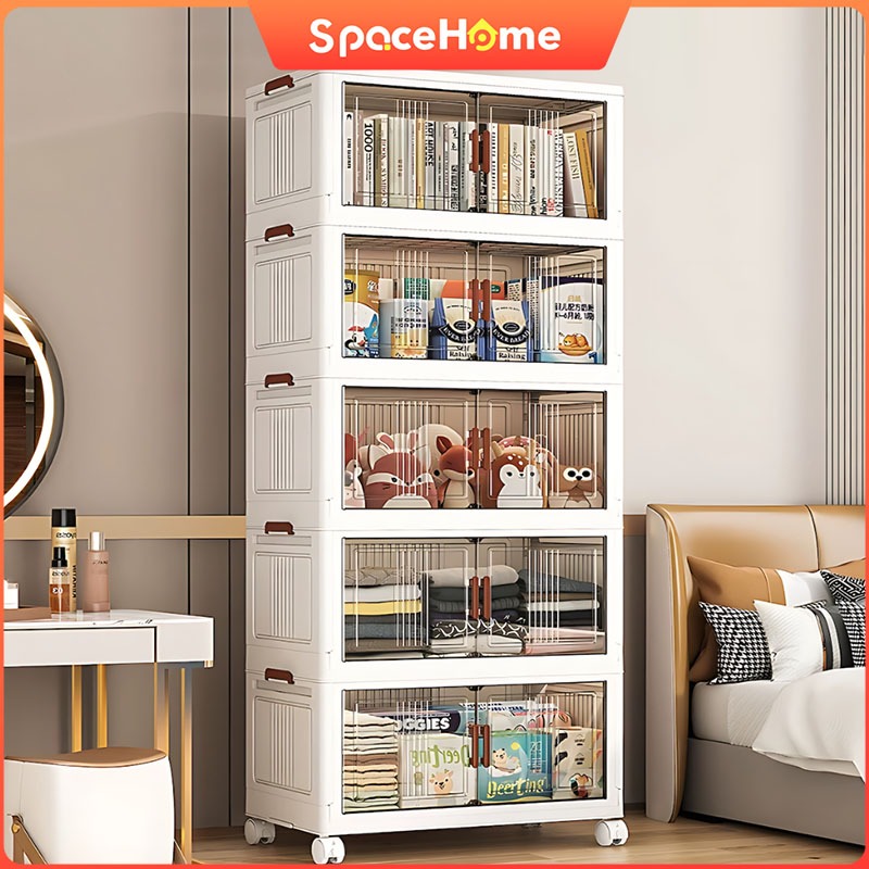 Foldable Cabinet Organizer for Clothes Storage Durabox with Magnetic ...