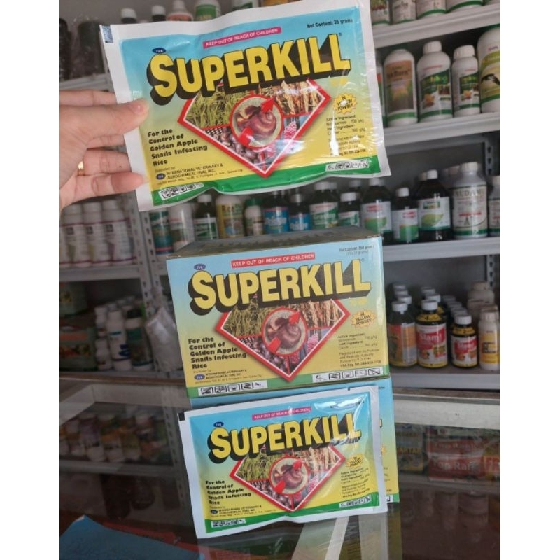 SUPERKILL 70WP - KUHOL KILLER - ( 35 GRAMS × 10 PACKS ) 1 BOX - ( 35 ...