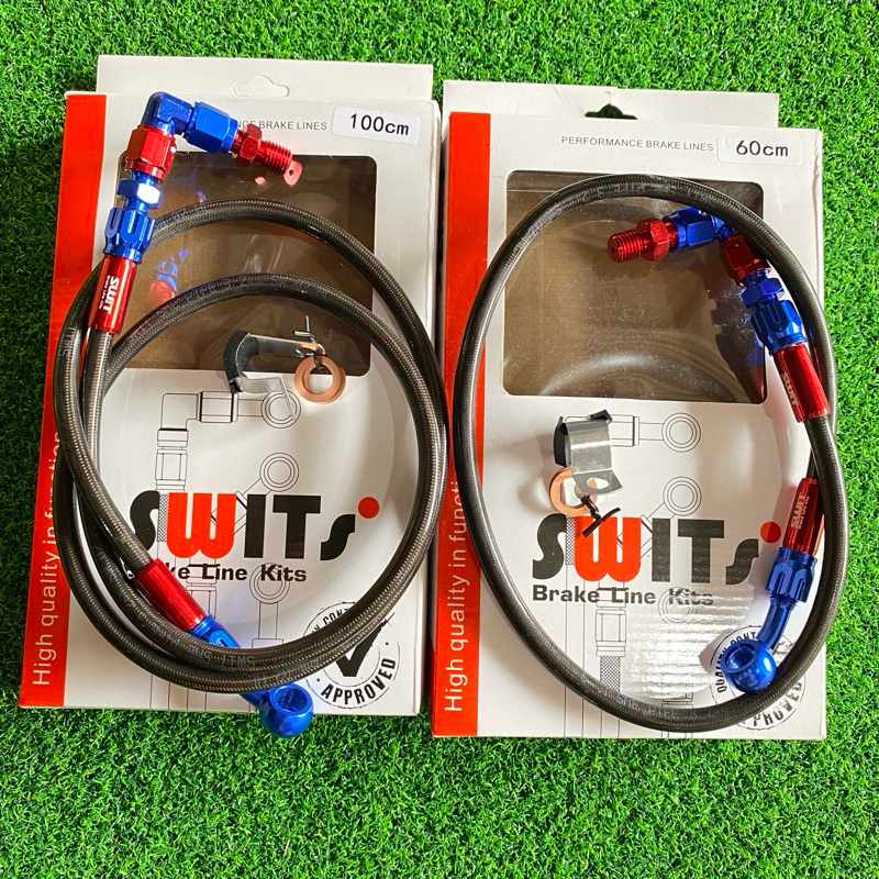 Swits Brake hose 100cm front 60cm Rear | Shopee Philippines