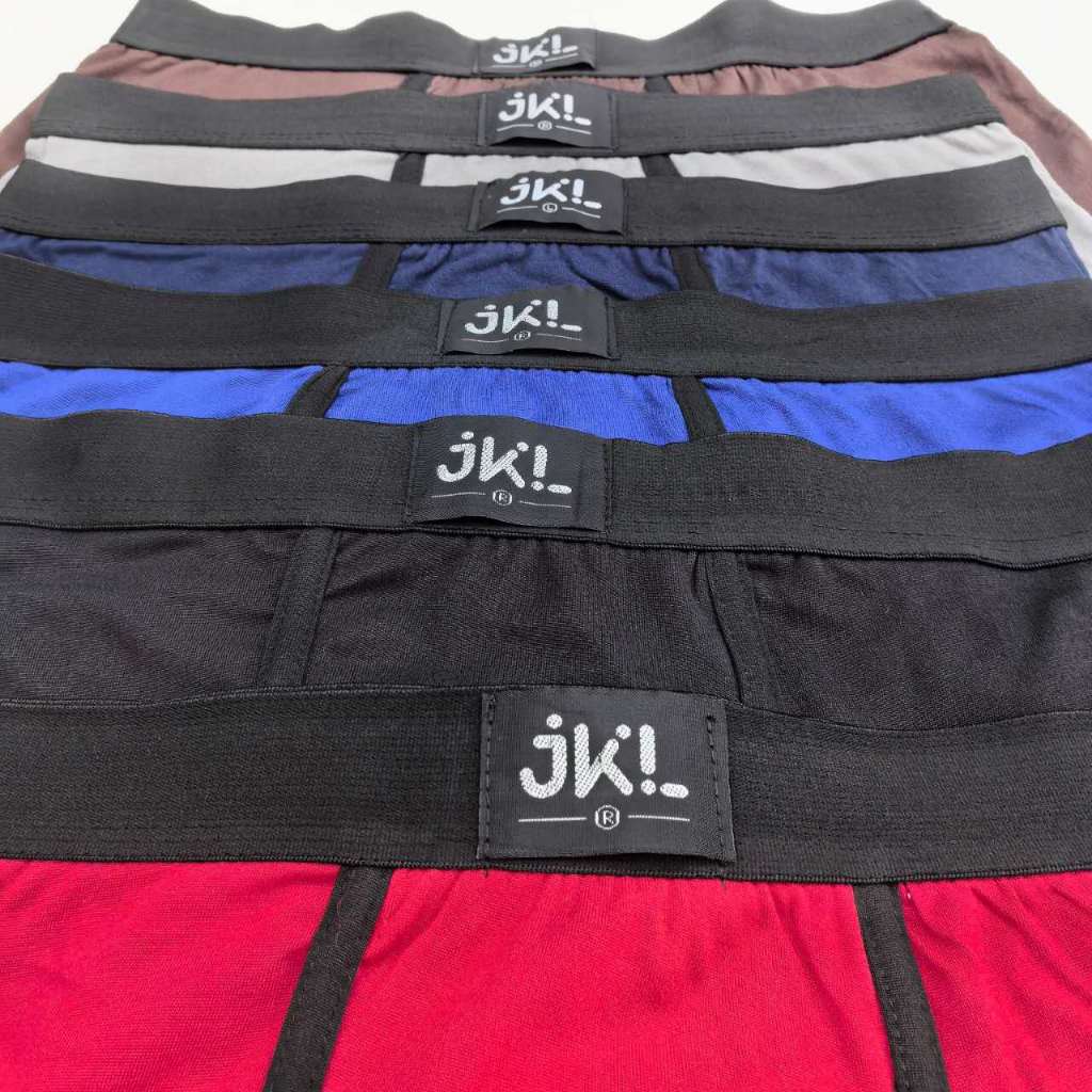 12/6PCS JKL BOXER OUTSIDE GARTER MENS ADULT BOXER BRIEF | Shopee ...