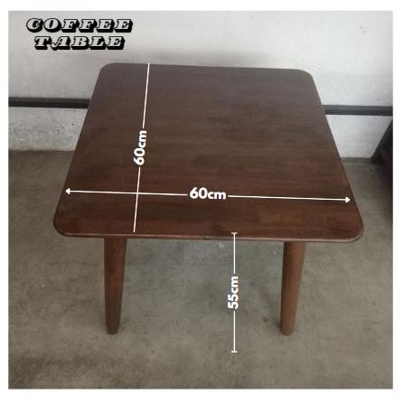 Yali Wood Coffee Table round table living and dining Wood table center ...