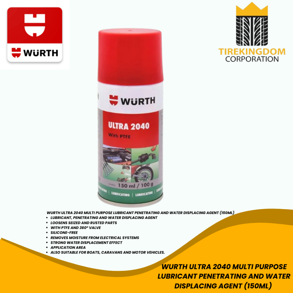 Wurth Multi- Purpose Lubricant Ultra 2040 150ml | Shopee Philippines