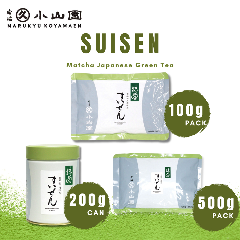 Matcha Marukyu Koyamaen SUISEN 100g 500g Pack 200g Can Suisen | Shopee Philippines