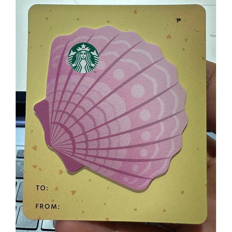 Usable Pink Shell Starbucks Card Philippines | Shopee Philippines