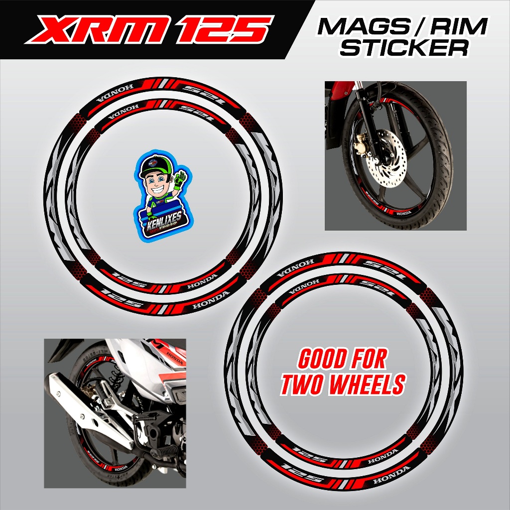 HONDA XRM 125 Rim / Mags Sticker Decals | Shopee Philippines