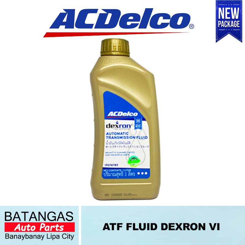ACDELCO AUTOMATIC TRANSMISSION FLUID DEXRON-VI CHEVROLET TRAILBLAZER ...