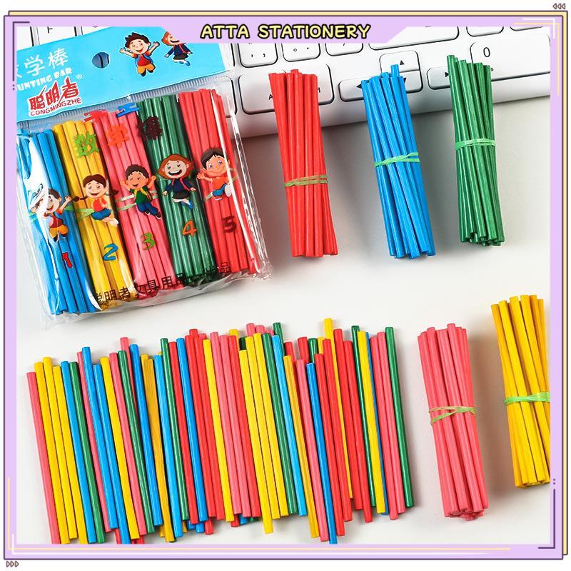 100PCS Children's Math Sticks Counting Stick Educational Teaching ...