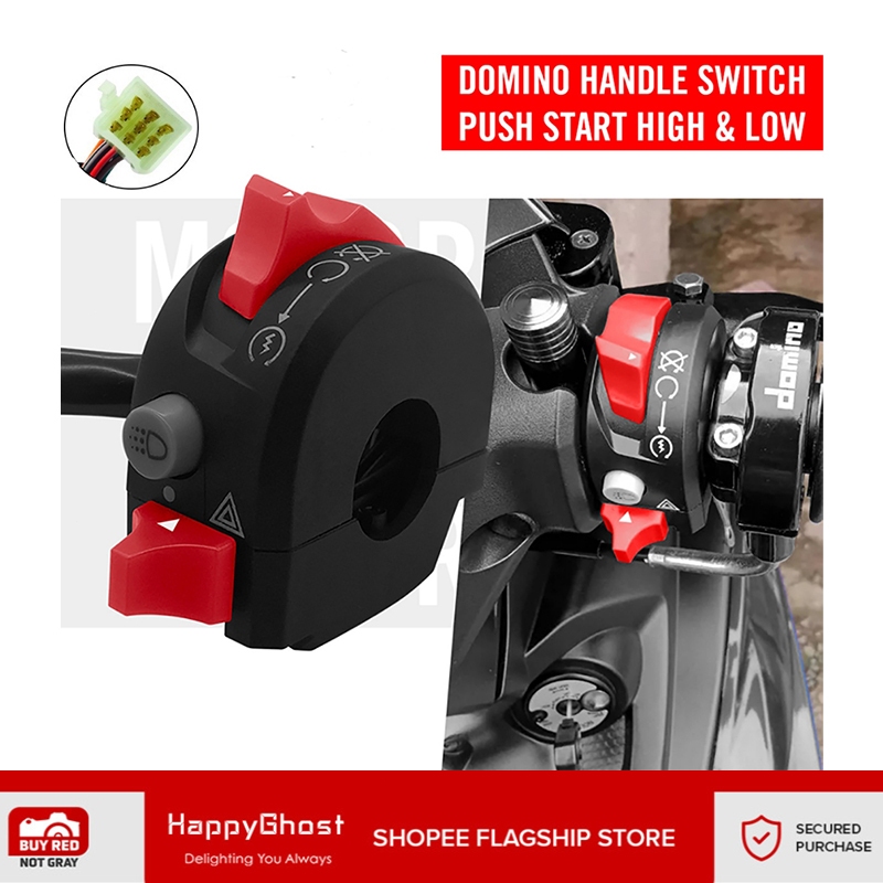 Domino Handle Switch Push Start High & Low with Hazard | Shopee Philippines