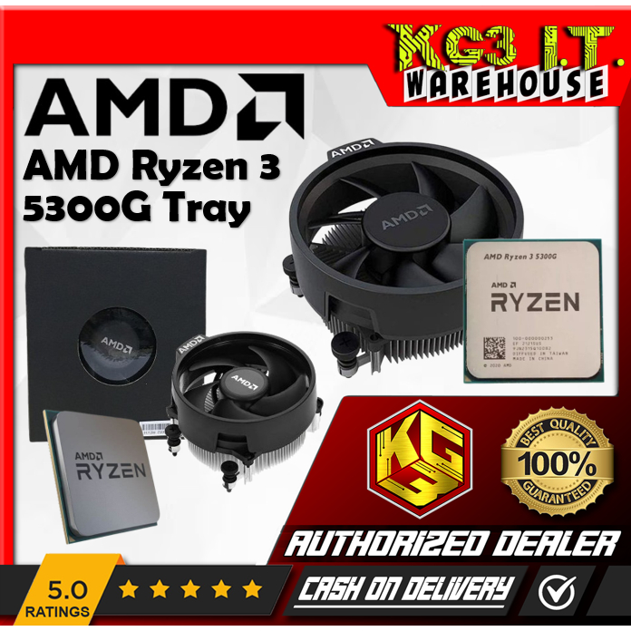 AMD Ryzen 3 5300G 4 Core / 8 Thread AM4 APU w/ Intergrated Graphics ...
