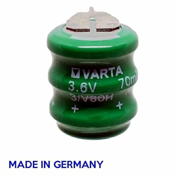 Varta 3.6v 3/V80H 3.6V 80mAh NiMH 2 Pin Battery 3/V60R, 3/V70H | Shopee ...