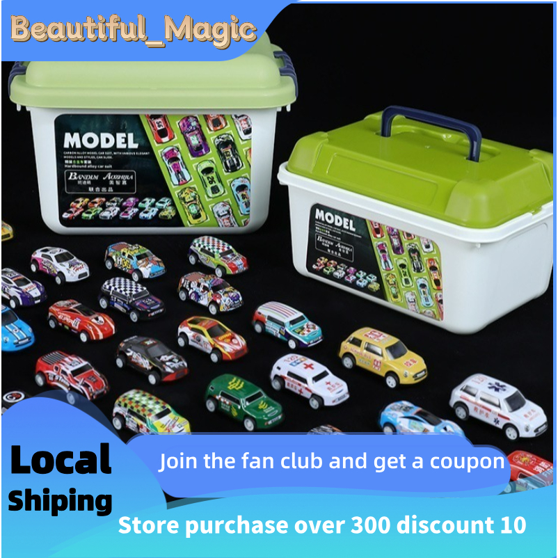 50 PCS Mini Pull Back Car Toys Set for Kids Engineering Truck Car Toys ...