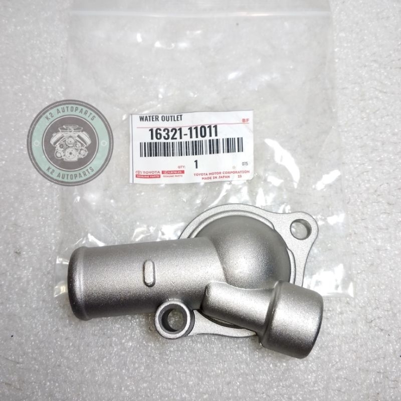 (16321-11011) Thermostat Housing Water Inlet for Toyota Corolla 1989 ...