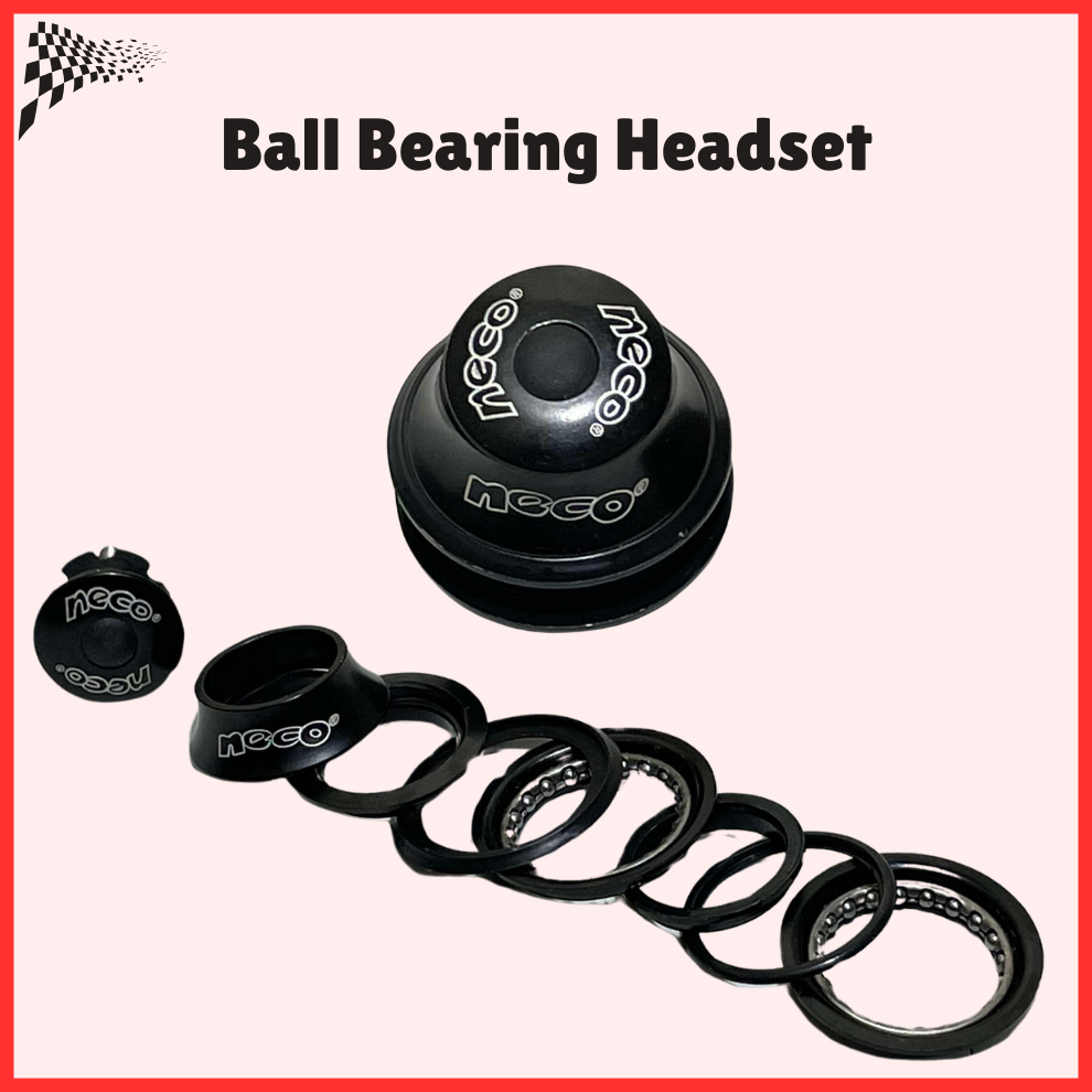 Neco Ball Bearing Bicycle Headset 44mm Non Tapered Integrated for MTB ...