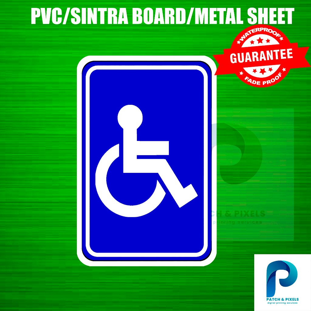 PWD Sticker Waterproof 3 X 4.5 inches | Shopee Philippines
