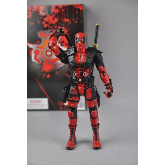 Marvel Deadpool Fire Toy PVC Action Figure | Shopee Philippines