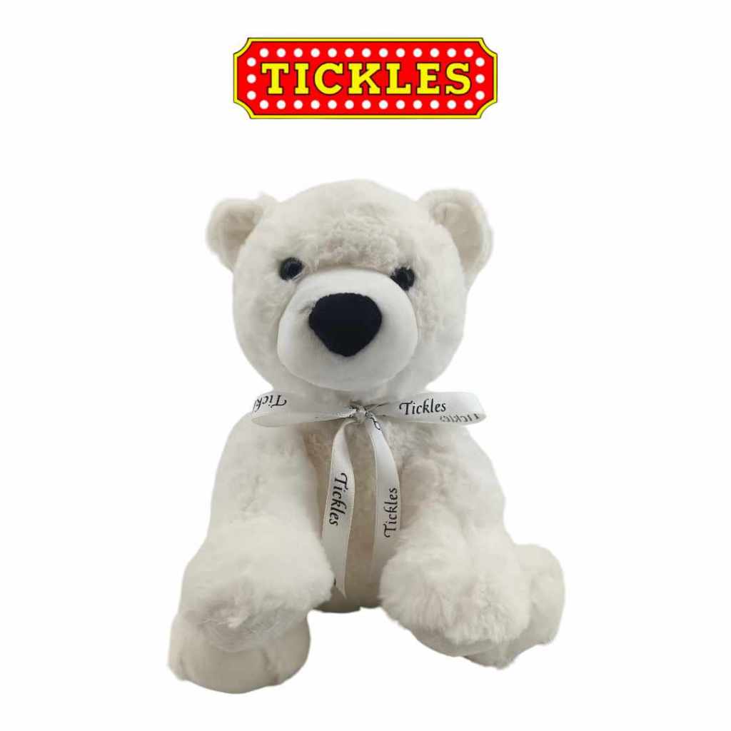 Tickles Bear Plush White | Shopee Philippines