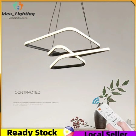 Modern Chandelier Ceiling LED Light Pandent Lamp for Living Room Tri ...