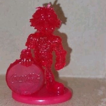 Coca Cola Coke Final Fantasy 10 Chibi Tidus Clear Red Crystal Toy ...