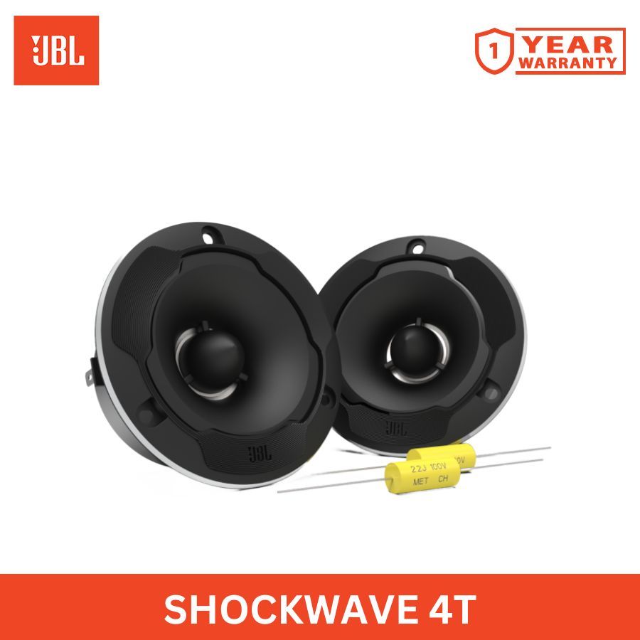 JBL Shockwave 4T Aluminum Bullet Horn Tweeters 4" with Titanium ...