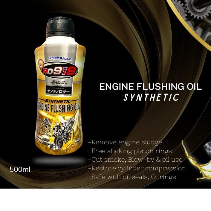 RC919 Engine Flushing (Gold) - 500ml/Bottle | Shopee Philippines