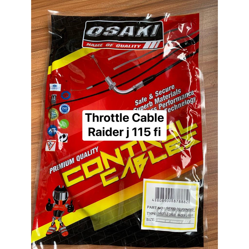 THROTTLE CABLE RAIDER J 115 FI | Shopee Philippines