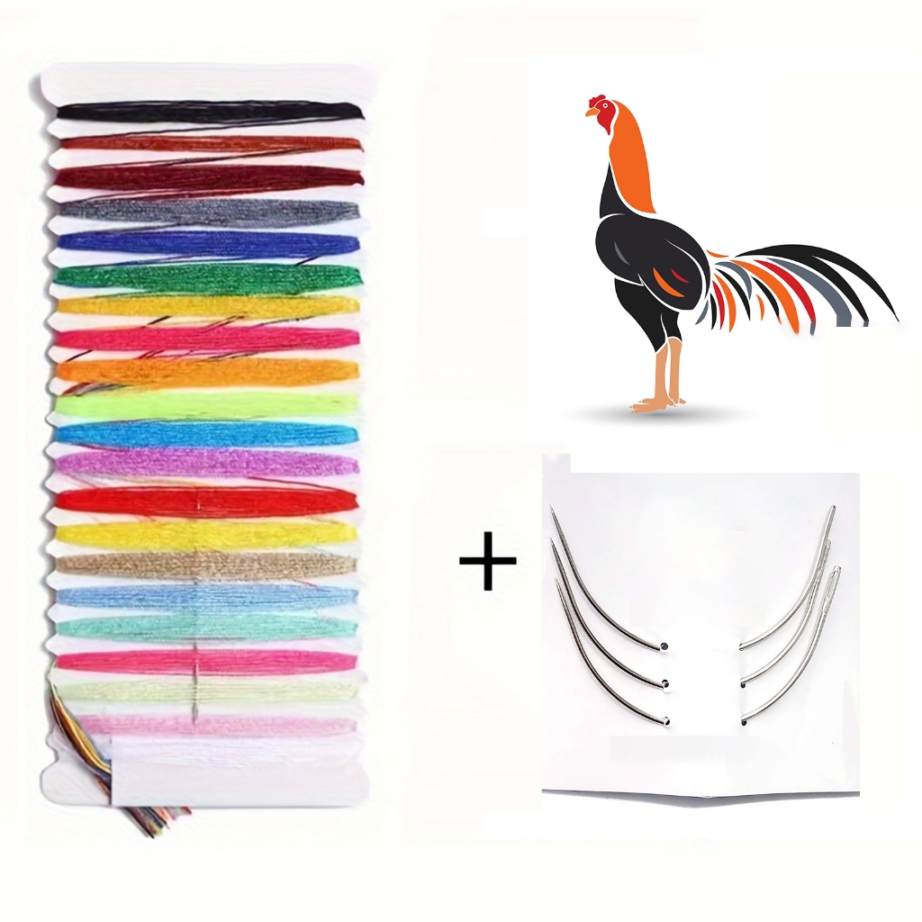 5Pcs Gamefowl suture Cockfighting suture needles Rooster Sutures Dandy ...