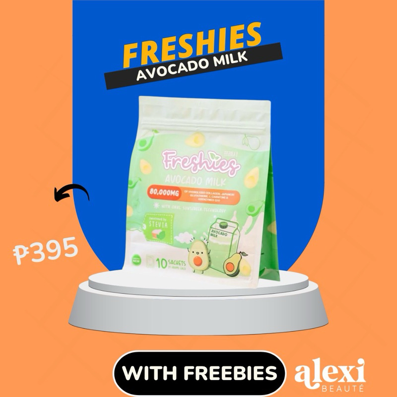 FRESHIES COLLAGEN DRINK AVOCADO MILK FLAVOR JAPAN COLLAGEN ORAL ...