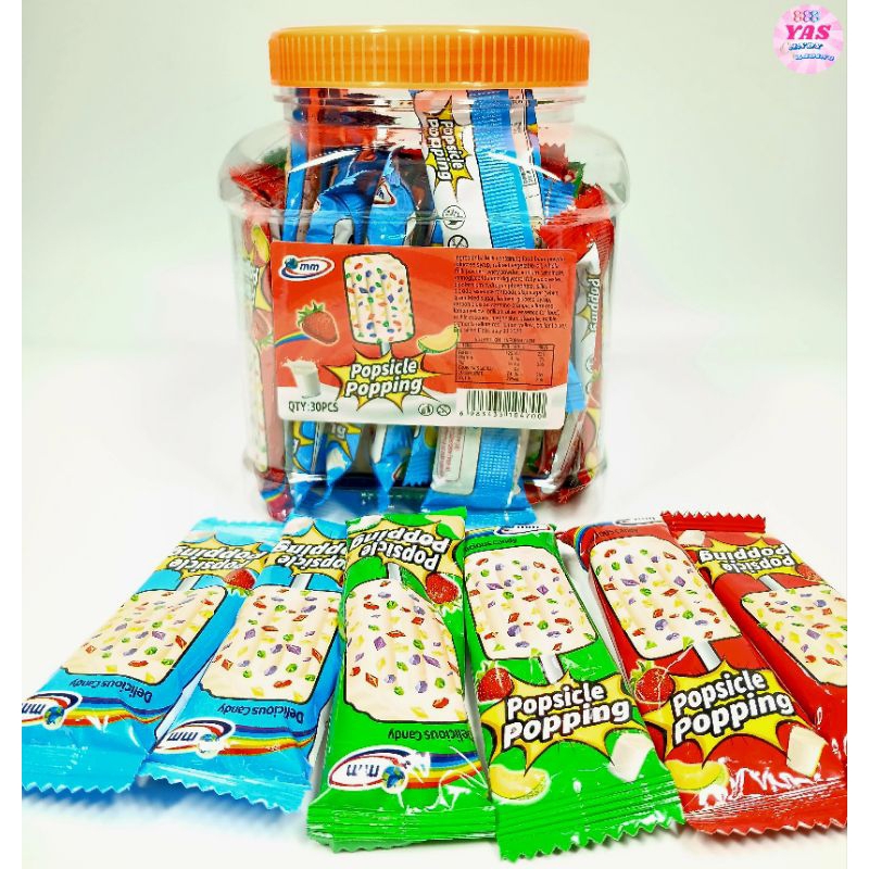 30pcs LOLLIPOP POPSICLE POPPING MM / loot bag fillers / paninda ...