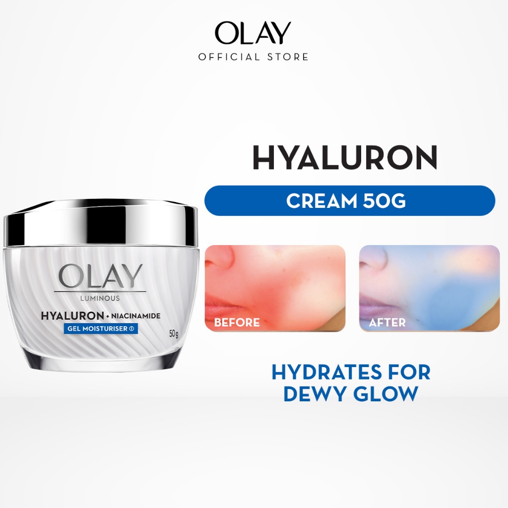 Olay Luminous Niacinamide + Hyaluron Moisturizer 50g | Shopee Philippines