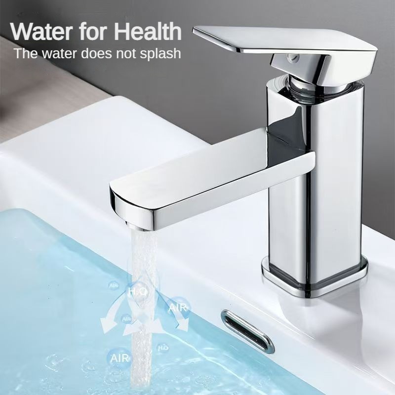 SUS304 Bathroom Faucet Lavatory Basin Faucet Cold Tap 18cm & 30cm ...