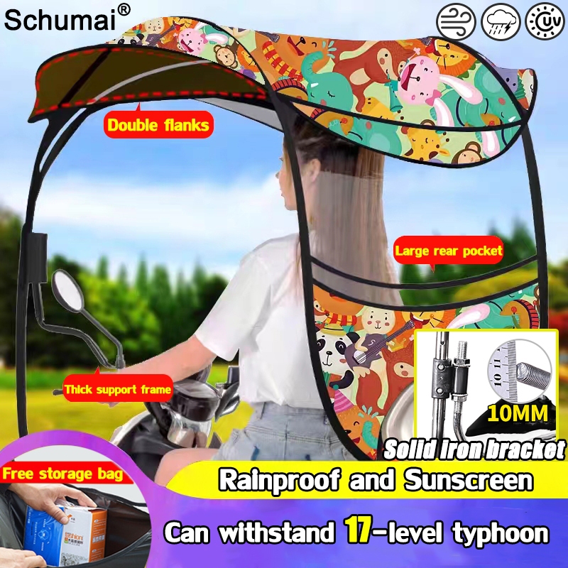 Electric Car Motorcycle Canopy wind and rain protection canopy for ...