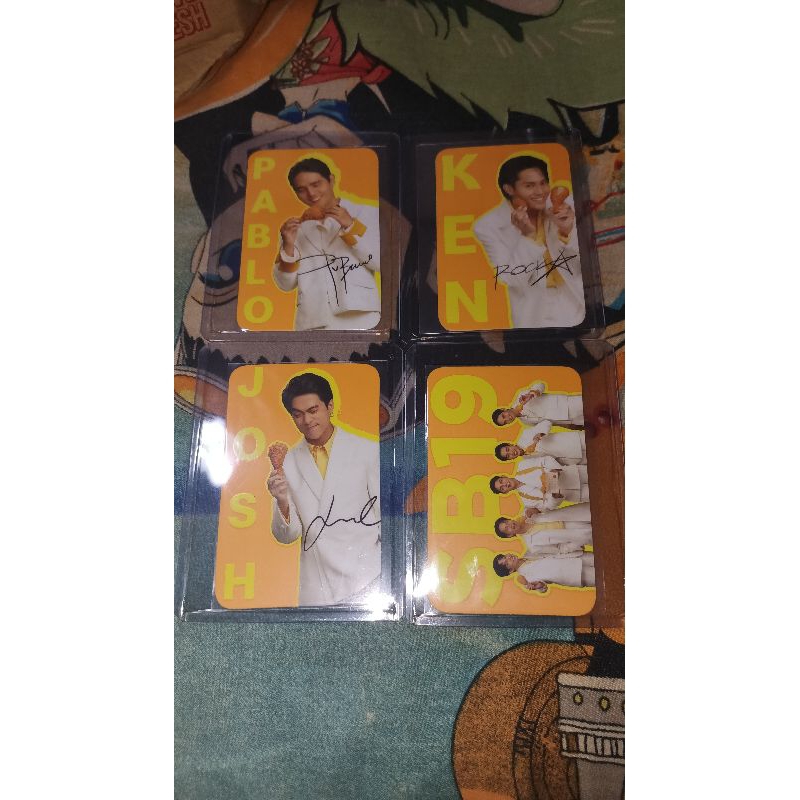 SB19 MCDO PHOTOCARDS (OFFICIAL) | Shopee Philippines