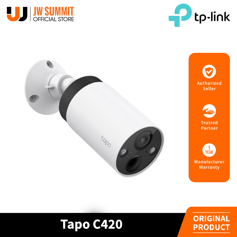 TP-Link Tapo C420 Full Color Night Vision Smart Wire-Free Security Camera System | Shopee ...