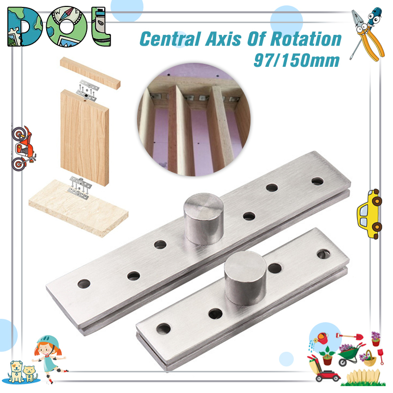 Stainless Steel 360° Center Swivel Hinges Hidden Form Heavy Duty Door ...