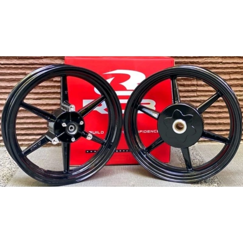 RCB ALLOY 6 SPOKES MAGS RB6 FOR YAMAHA AEROX 155 VVA V1 AND V2 FREE ...