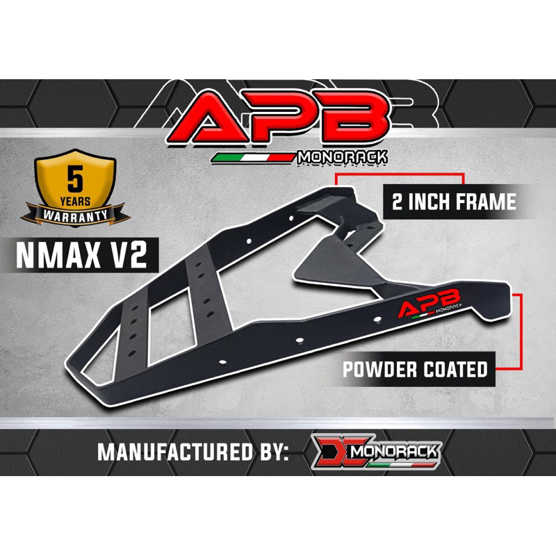 Yamaha NMAX V2/V2.1 APB Monorack Bracket | Shopee Philippines