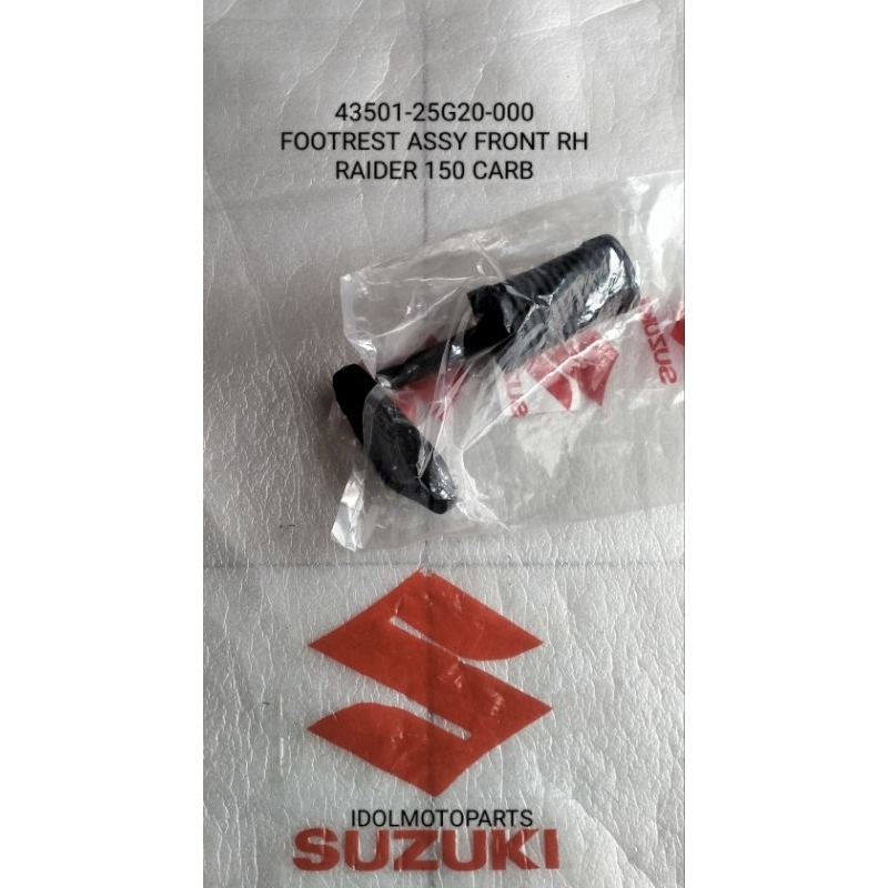 SGP FOOTREST ASSY FRONT RH FOR RAIDER 150 CARB | Shopee Philippines