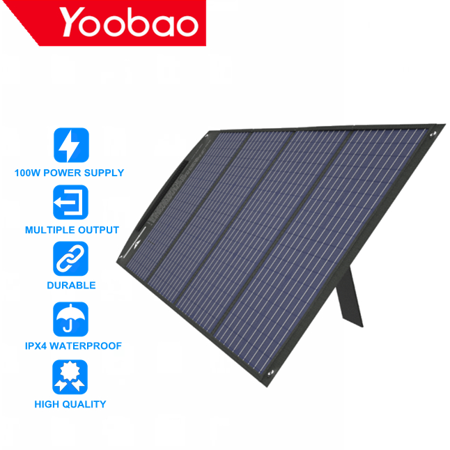 Yoobao 100W Solar Panel 18V IPX4 Water Proof Foldable Bag Design with ...
